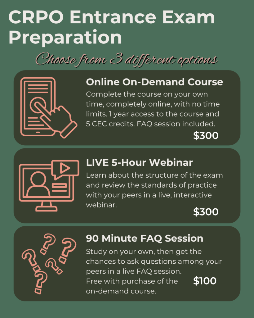 CRPO Exam Preparation